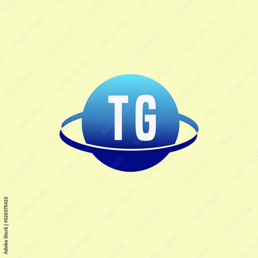 Initial Letters TG Business Company Logo Stock Vector Image Stock ...