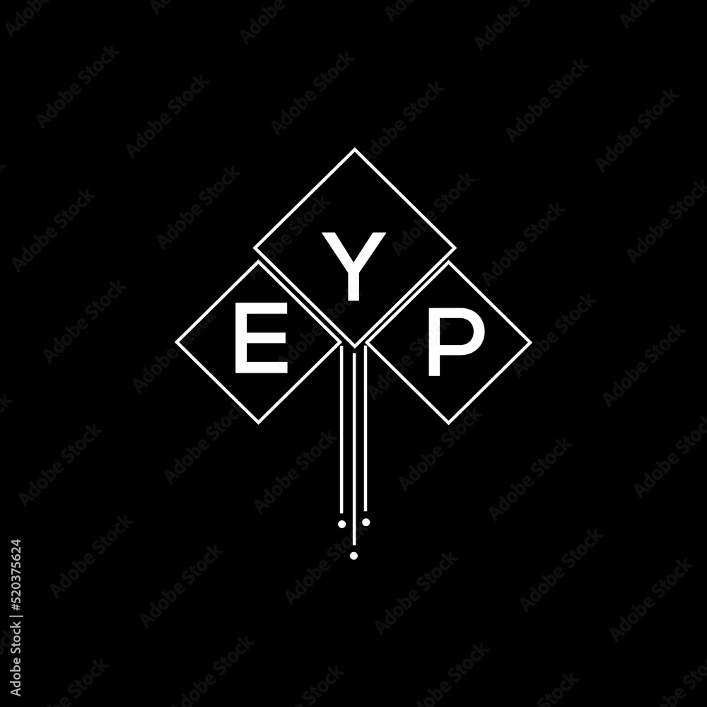 EYP letter logo design with white background in illustrator, EYP vector ...