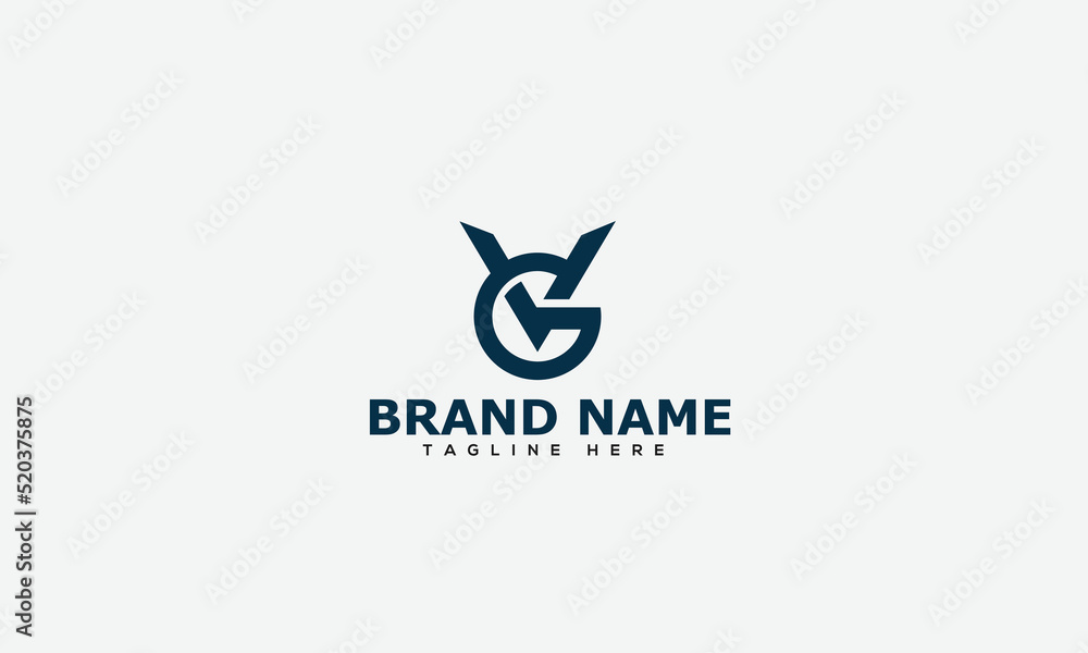 Logo design letter VG . Elegant modern. Vector template. Stock Vector ...