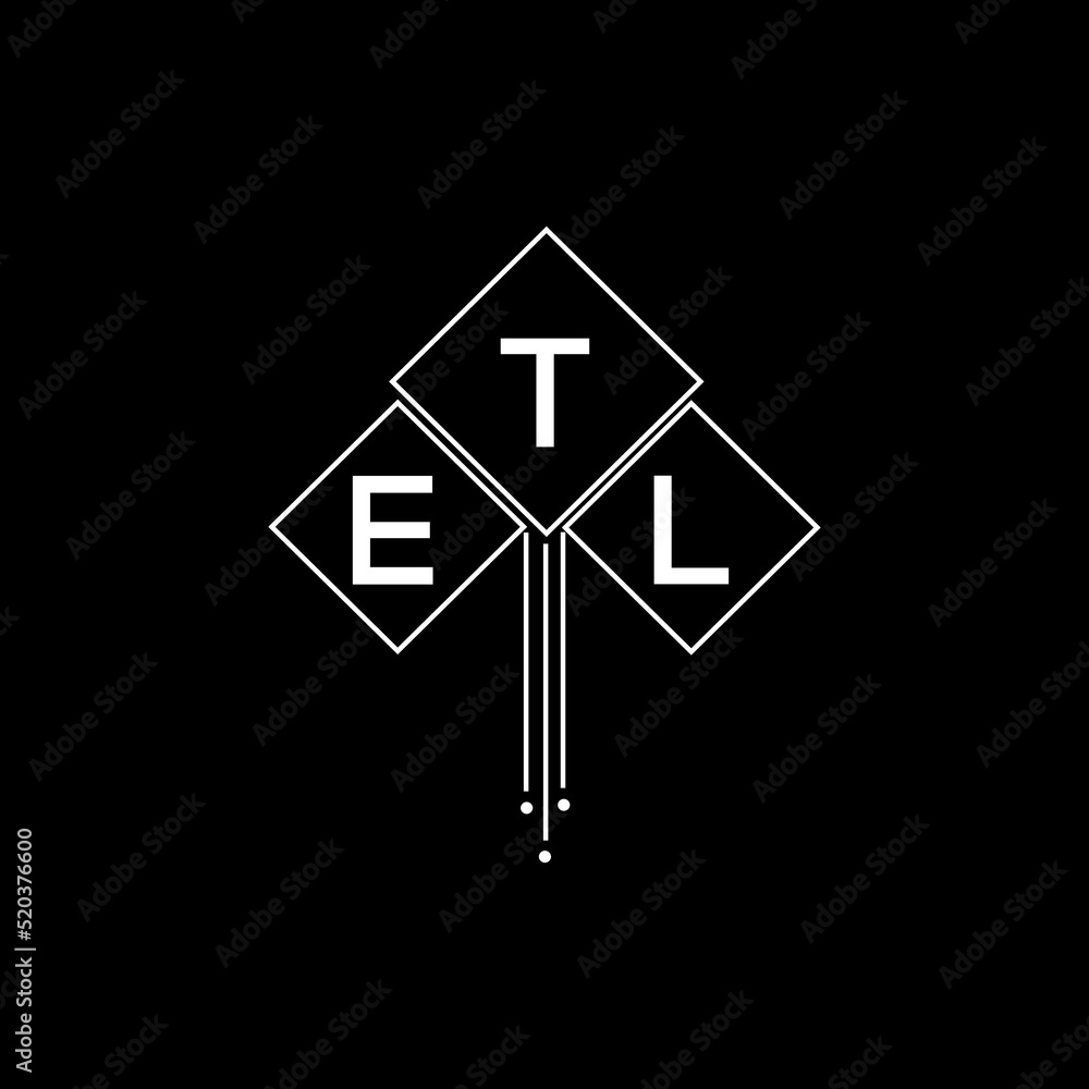 ETL letter logo design with white background in illustrator, ETL vector ...