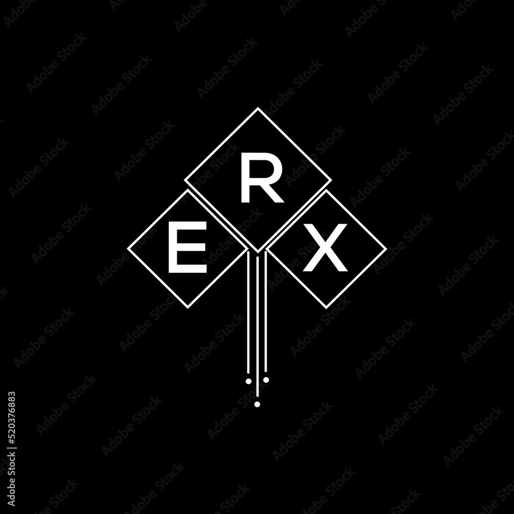 ERX letter logo design with white background in illustrator, ERX vector ...