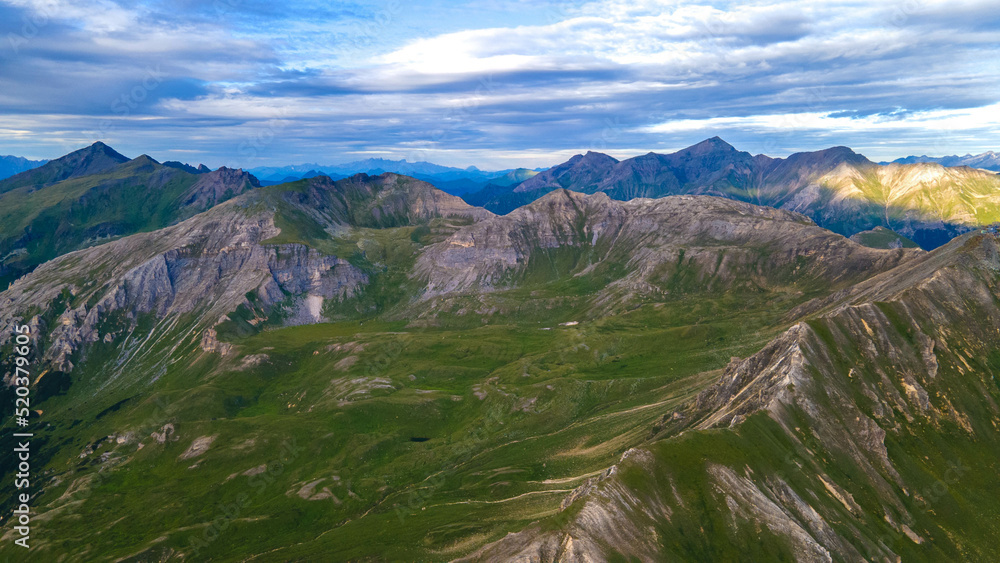Central Eastern Alps - Austria-panorama view with the most beautiful ...