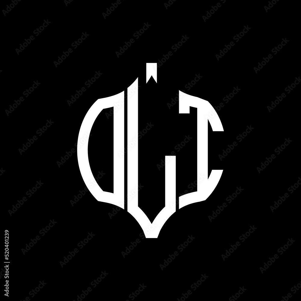OLT letter logo. OLT best black background vector image. OLT Monogram ...