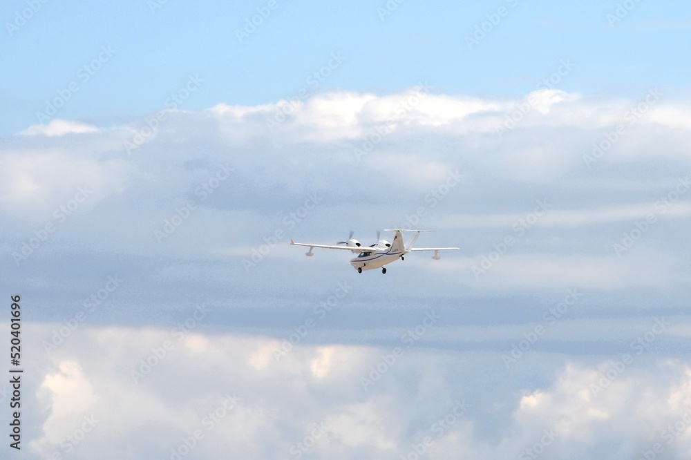 Aviatech L-145 amphibious aircraft with tail number RA-2973G at the ...