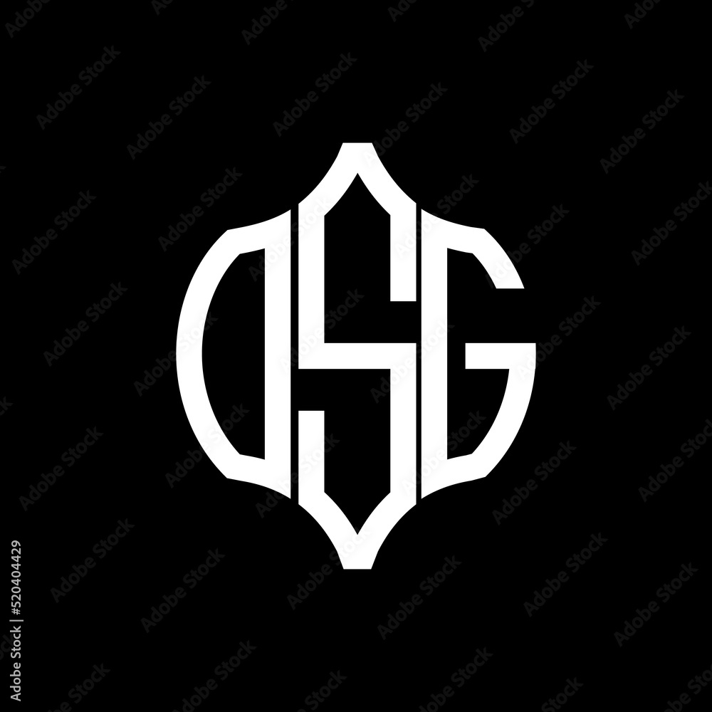 OSG letter logo. OSG best black background vector image. OSG Monogram ... OSG letter logo. OSG best black background vector image. OSG Monogram ...
