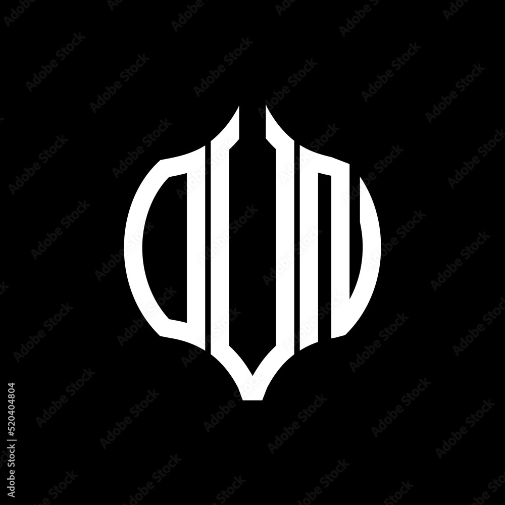 OVN letter logo. OVN best black background vector image. OVN Monogram ...