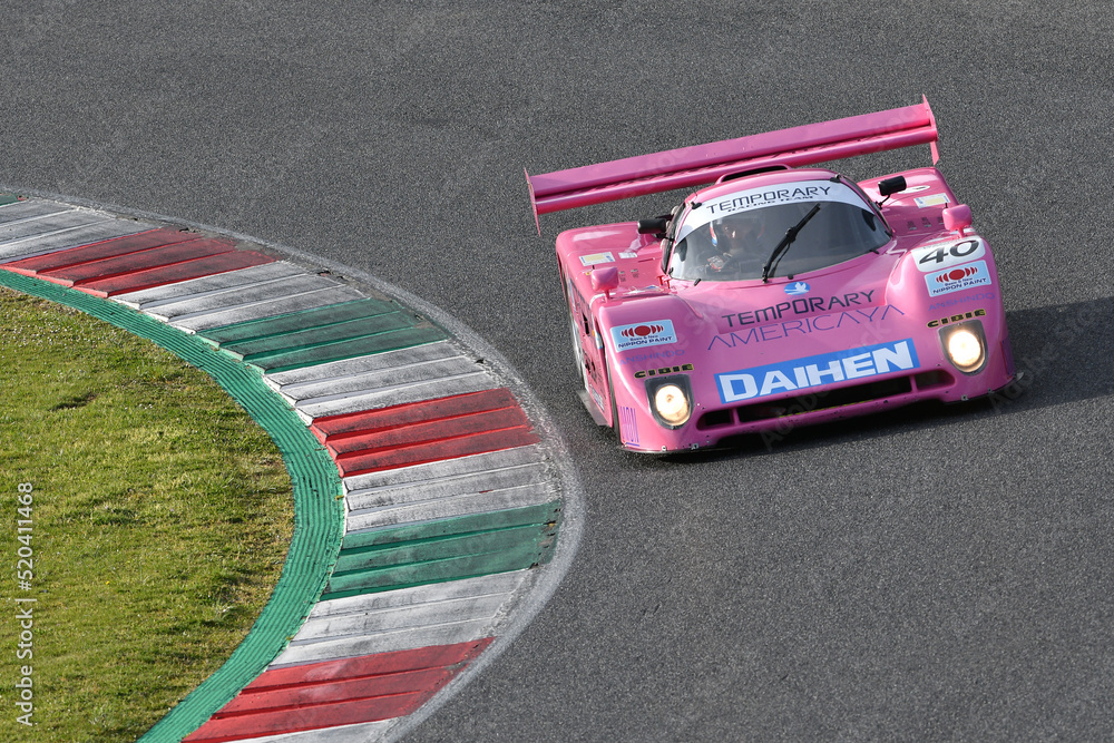 Scarperia, 3 April 2022: Spice SE90P year 1990 in action during Mugello ...