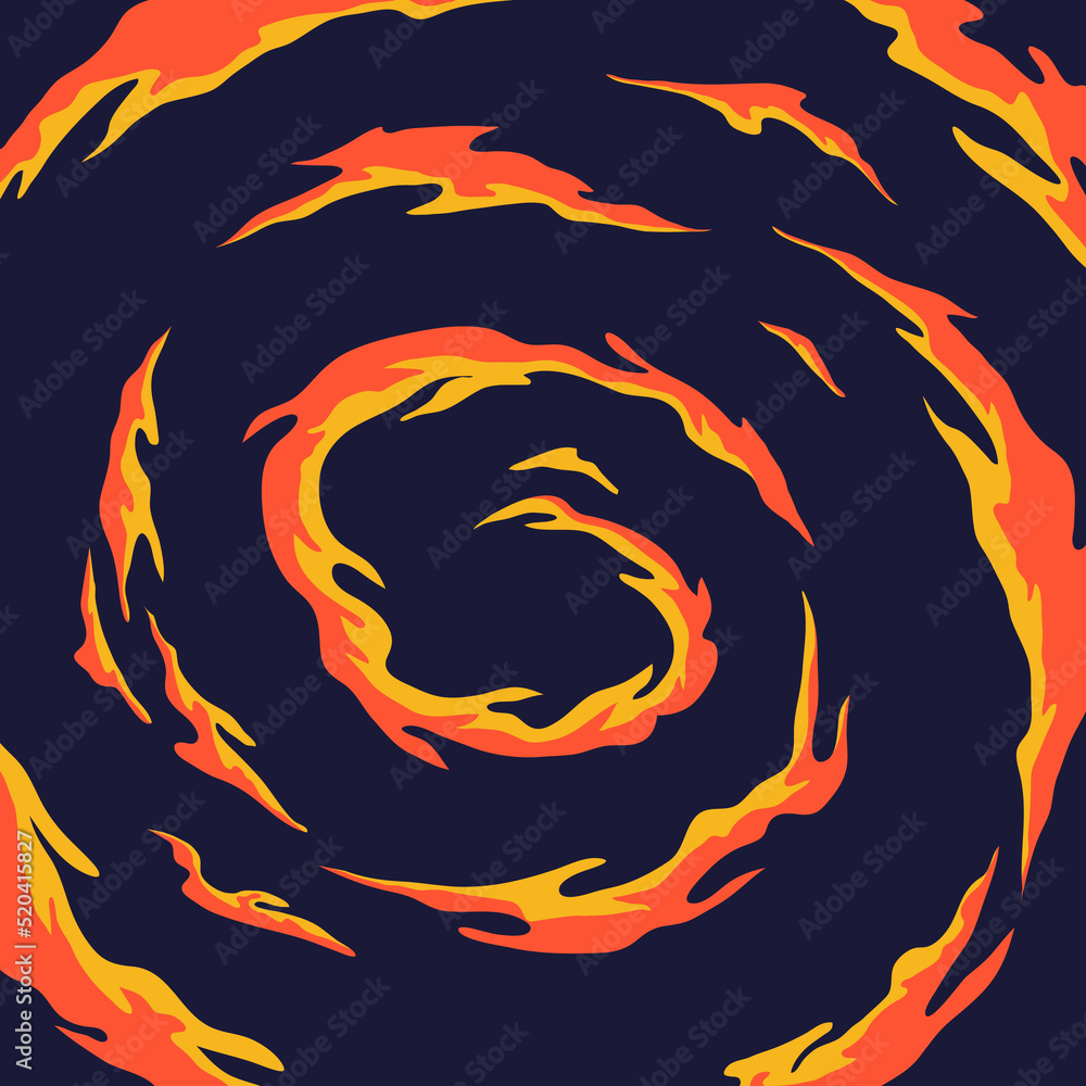 Comic book fantastic fire flames, smoke backgrounds. Design template ...