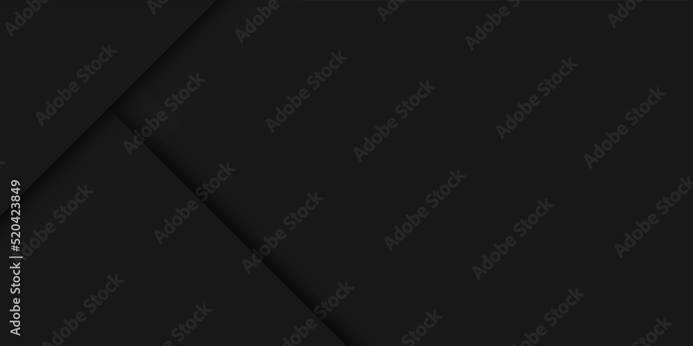 Professional and simple dark black abstract background with editable ...