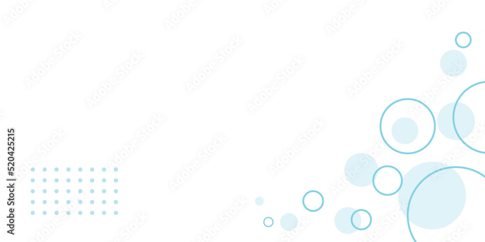 Professional and simple white color background with editable circles in ...