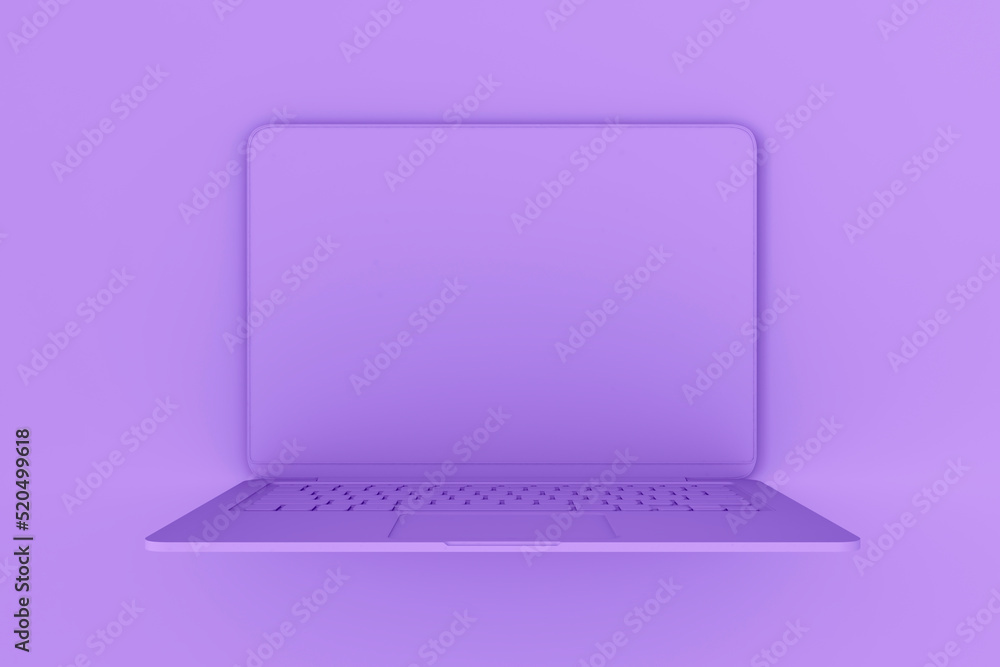 Abstract image of seamless purple laptop background. Design and device ...