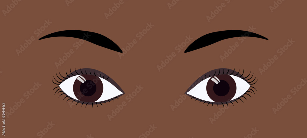 Human Eyes In The Dark