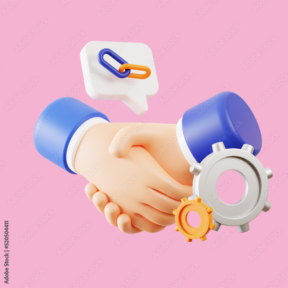 3D rendering business partnership creating value of partner business ...