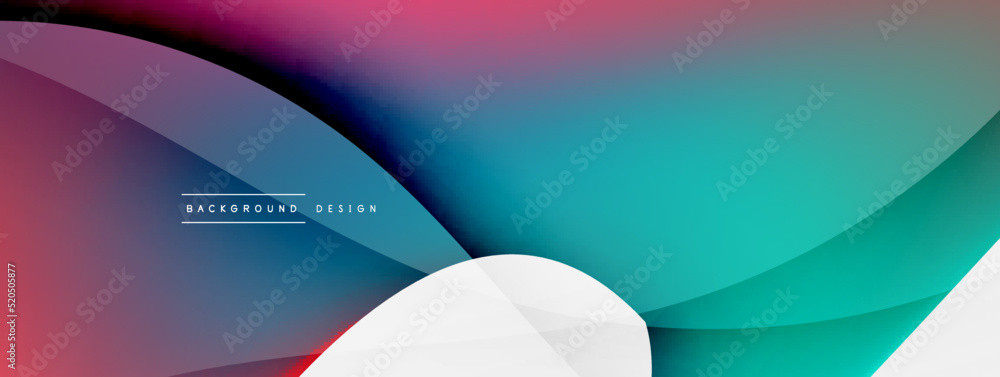 Fluid color abstract background. Liquid gradients, wave pattern. Trendy ...