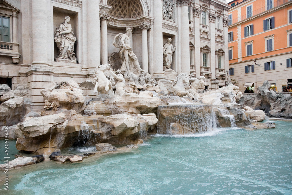 Trevi Fountain is one of the most important tourist attractions in the ...