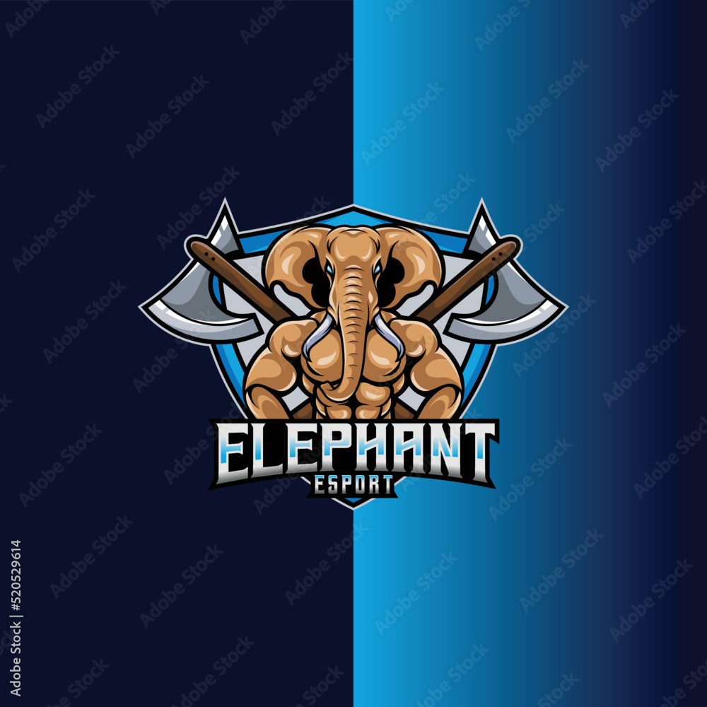 elephant mascot logo design vector illustration. can be used for the ...