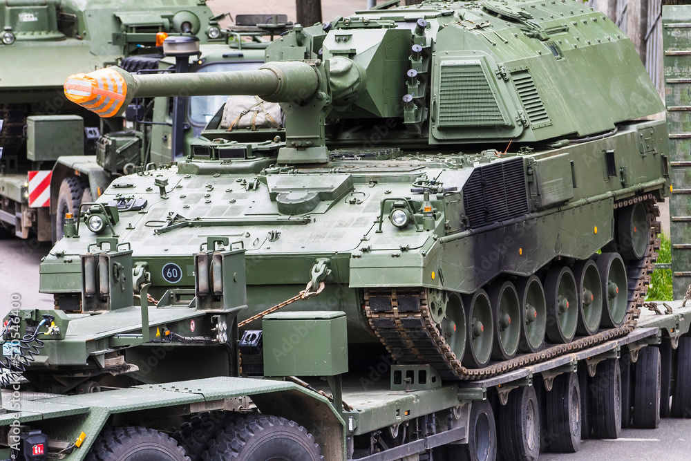 Vilnius Lithuania 2022-06-03 Lithuanian Armed Forces Panzerhaubitze ...