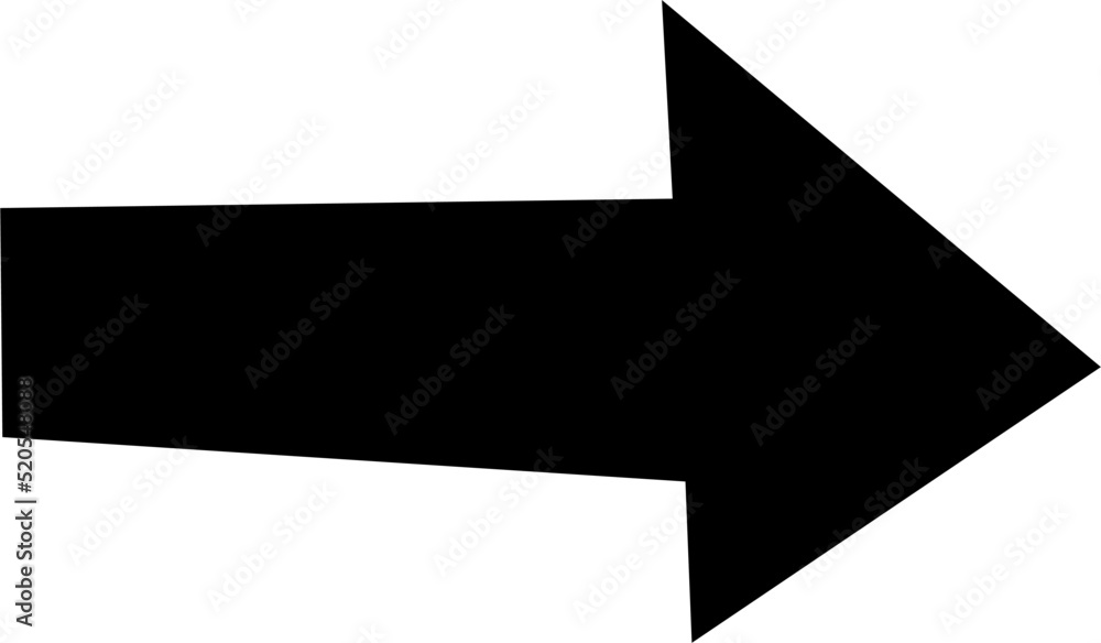 vector black arrow icon Stock Vector | Adobe Stock