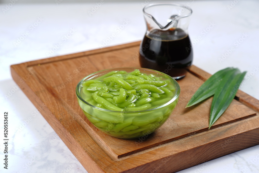es Cendol or lod chong is a sweet ice dessert made from pandan short ...