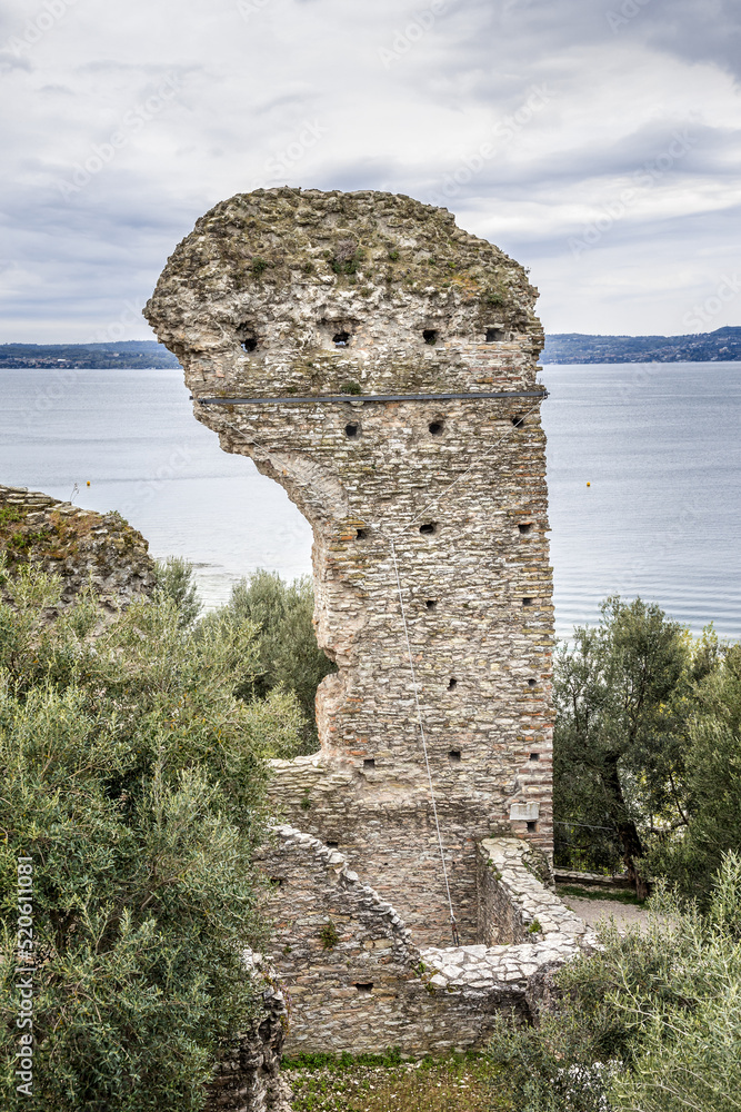 The Grottoes of Catullus, an archeological excavation site of an old ...