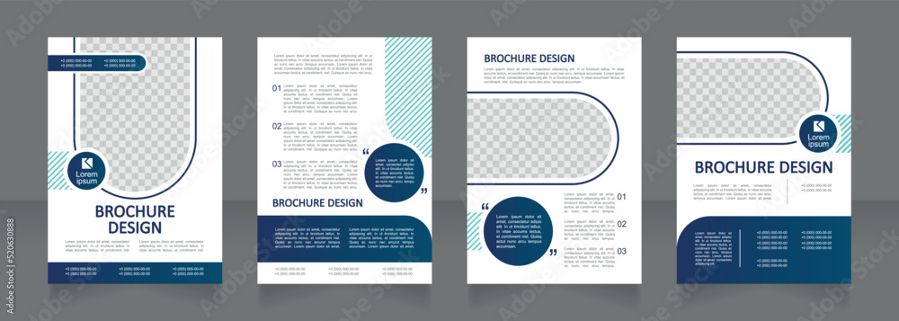 Scientific laboratory and researching blank brochure design. Template ...