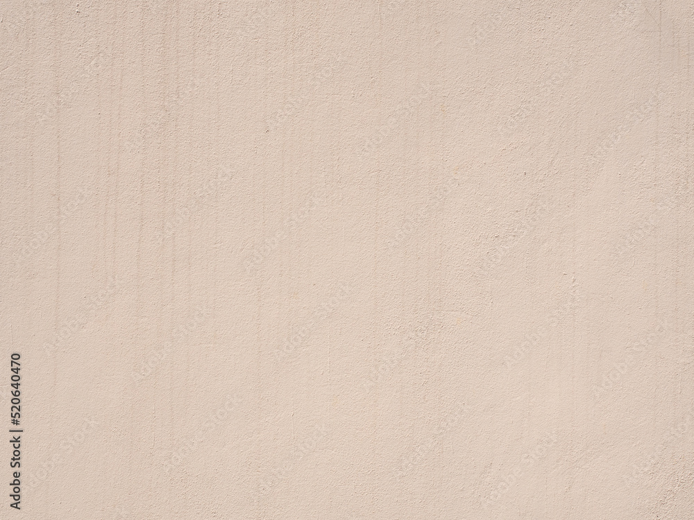 Light peach plastered wall texture. Wall with light plaster. Full ...