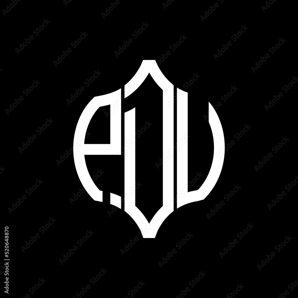 PDV letter logo. PDV best black background vector image. PDV Monogram ...