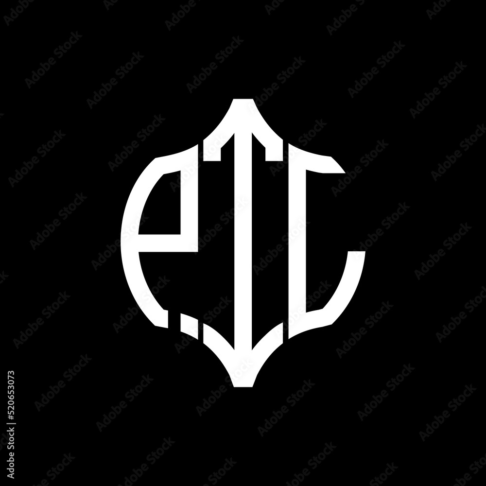PTL letter logo. PTL best black background vector image. PTL Monogram ...