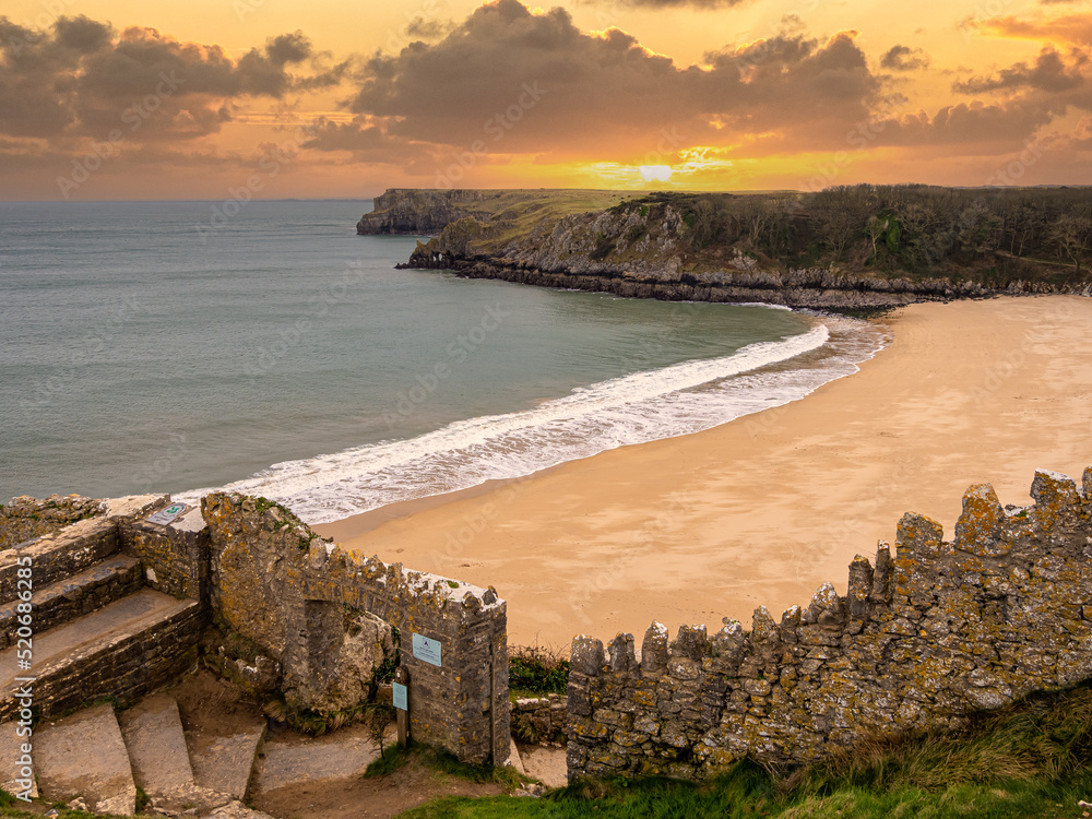 Barafundle Bay is a remote, slightly curved, east-facing sandy beach in ...