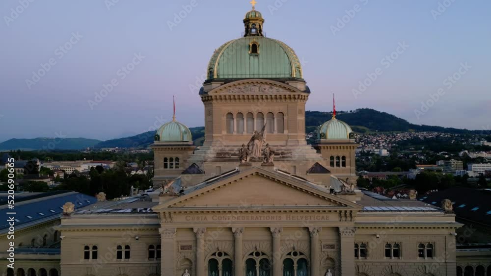 Parliament Building of Bern in Switzerland called Bundeshaus - the ...