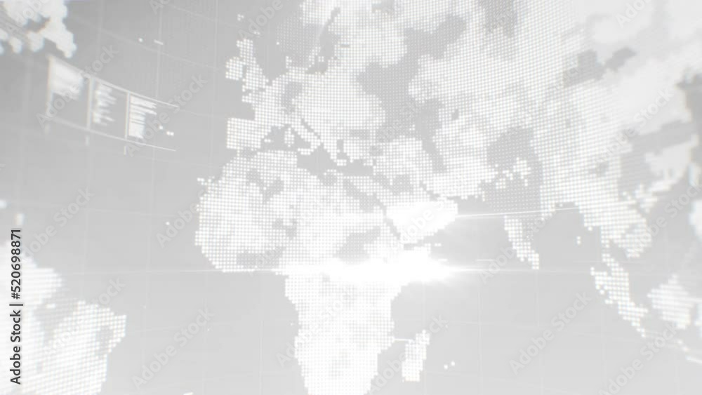 Map Monitor Screen. Map screen background loop for title , opener , sci ...