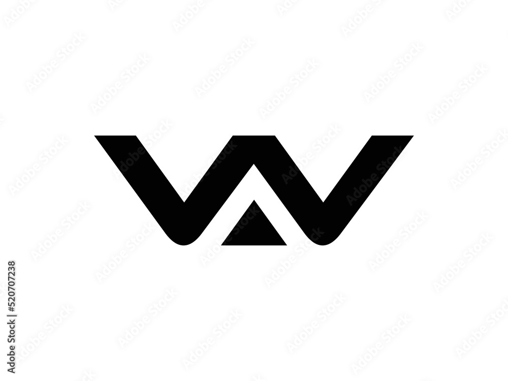 VVA ,WA, AW, VAV alphabet letter vector logo template.eps Stock Vector ...