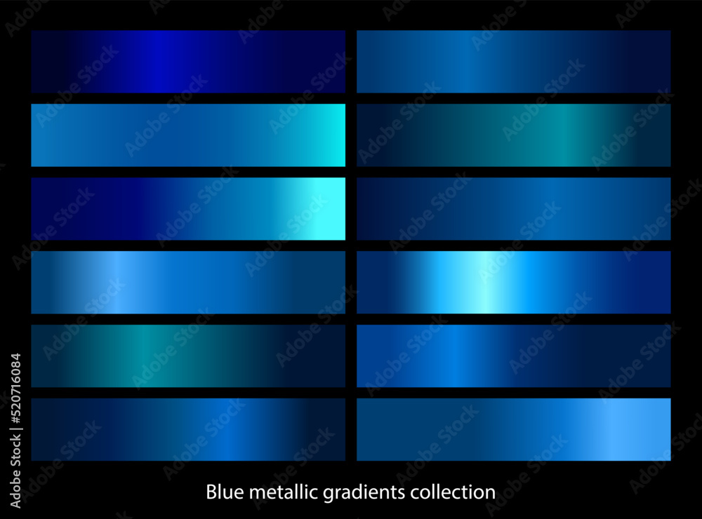 Collection of blue gradient illustrations for backgrounds Stock Vector ...