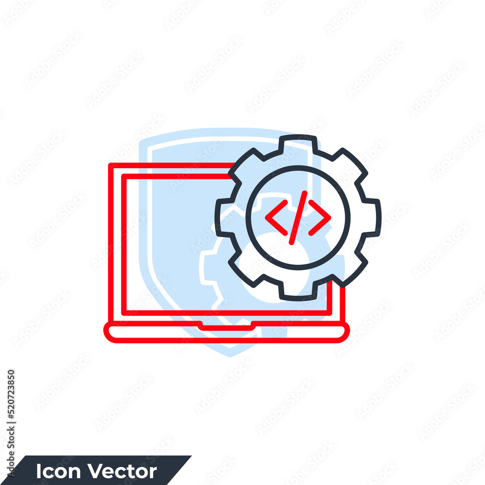 coding icon logo vector illustration. Web Development and Website ... coding icon logo vector illustration. Web Development and Website ...