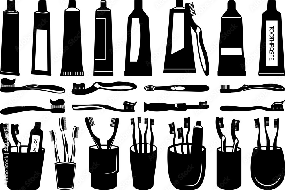 Dental Health SVG Cut Files, Brush Silhouette, Tooth Health Svg ...