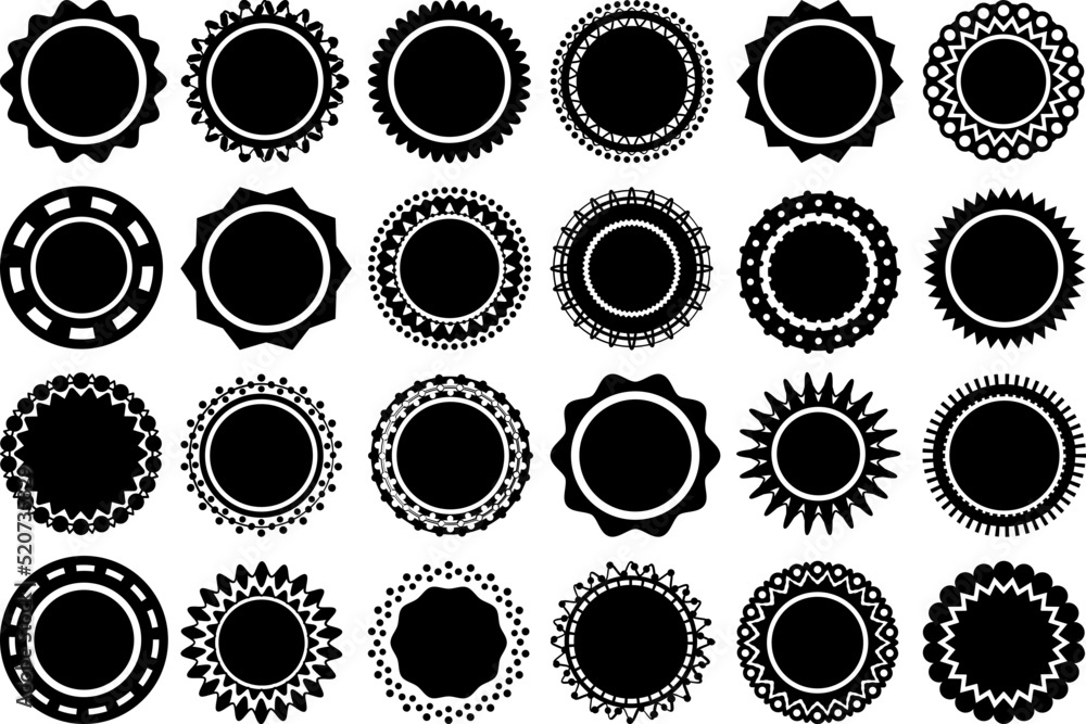 Circle Monogram SVG, Monogram Silhouette, Monogram Svg, Monogram Frames ...