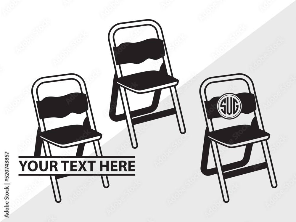 Chairs Monogram SVG Cut File, Desk Chair Svg, Wooden Chair Svg, Dining ...
