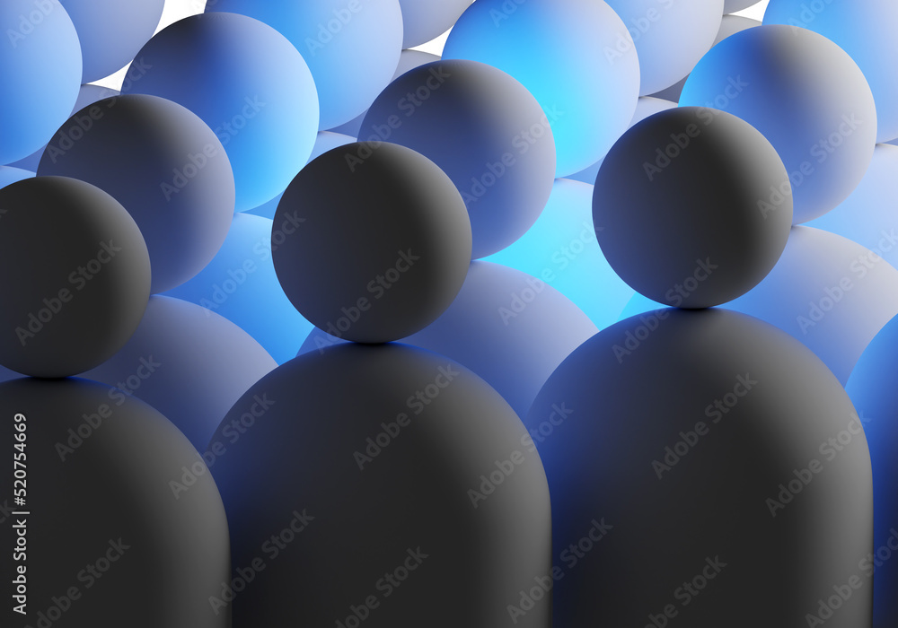 White men. Minimalistic visualization of people. Background of people ...