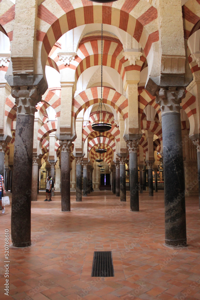 Cordoba, Spain, September 13, 2021: Interior view of the Mosque ...