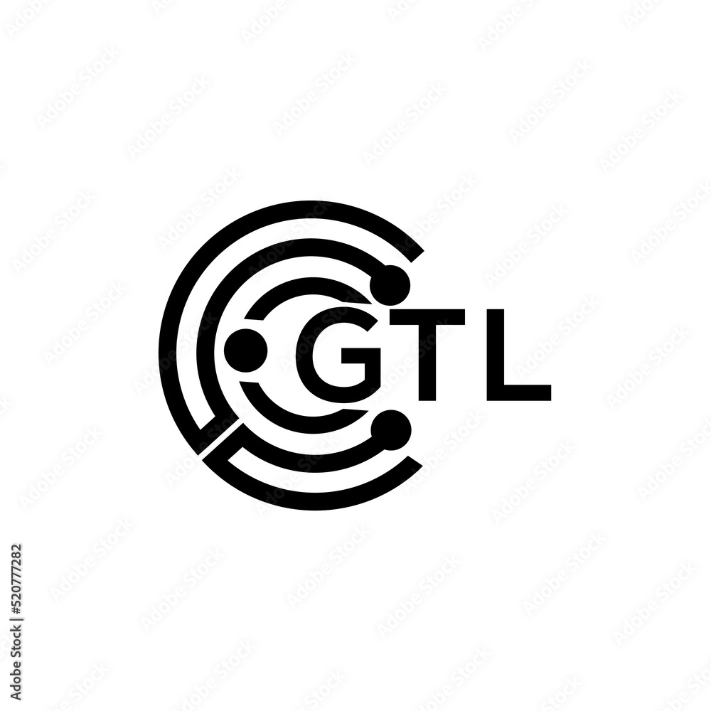 GTL letter initial creative logo design template vector illustration ...