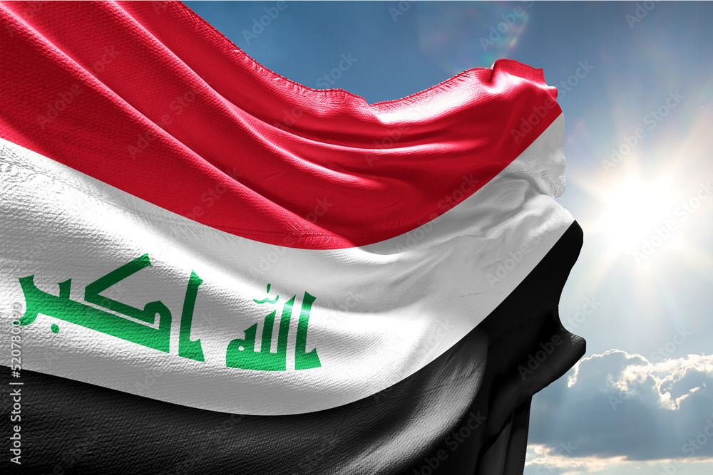 Flag of Iraq translate “God is the greatest”The flag of Iraq includes ...