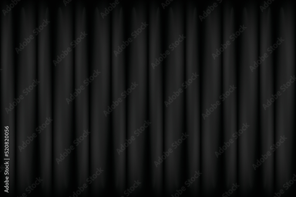 Black Curtain Background. Celebration Event or Grand Opening Backdrop ...