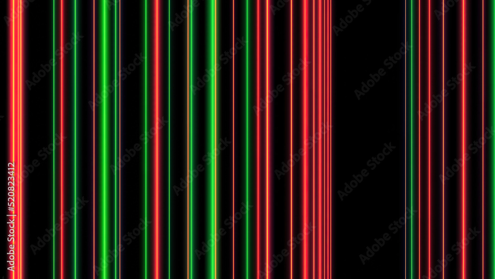 Animation of moving vertical lines on black background. Design. Moving ...
