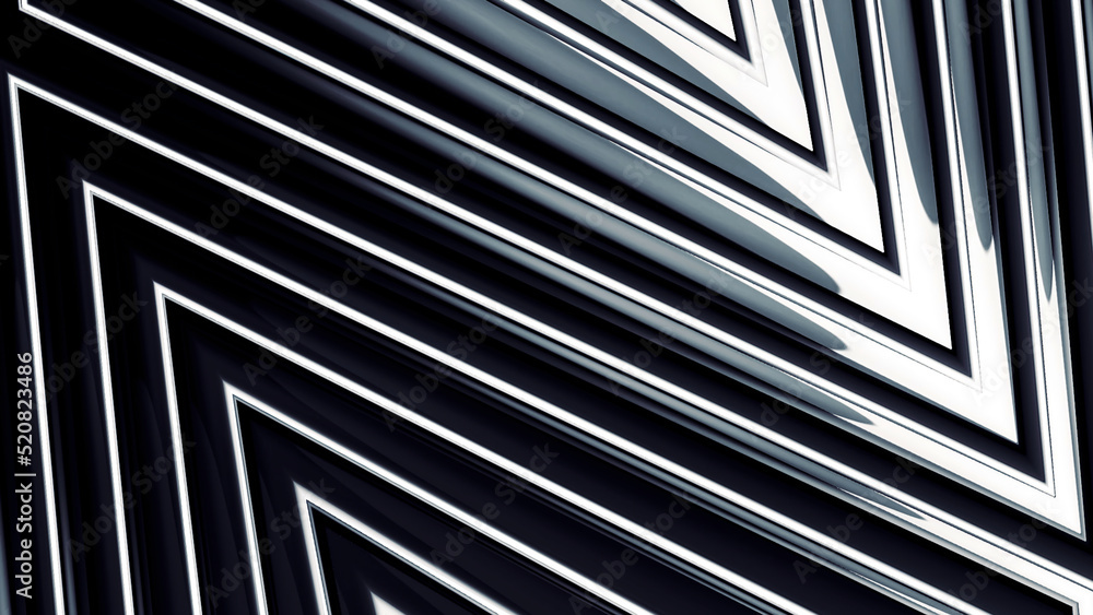 Abstract colorful optical illusion with slowly moving triangular shapes ...