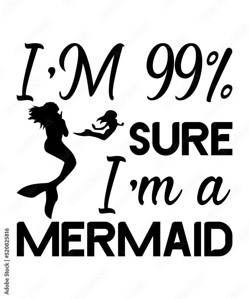 Mermaid SVG Bundle - Commercial Use - Mermaid SVG Cut Files - Mermaid ...