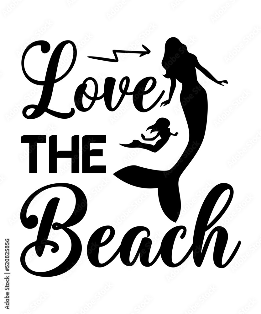 Mermaid SVG Bundle - Commercial Use - Mermaid SVG Cut Files - Mermaid ...