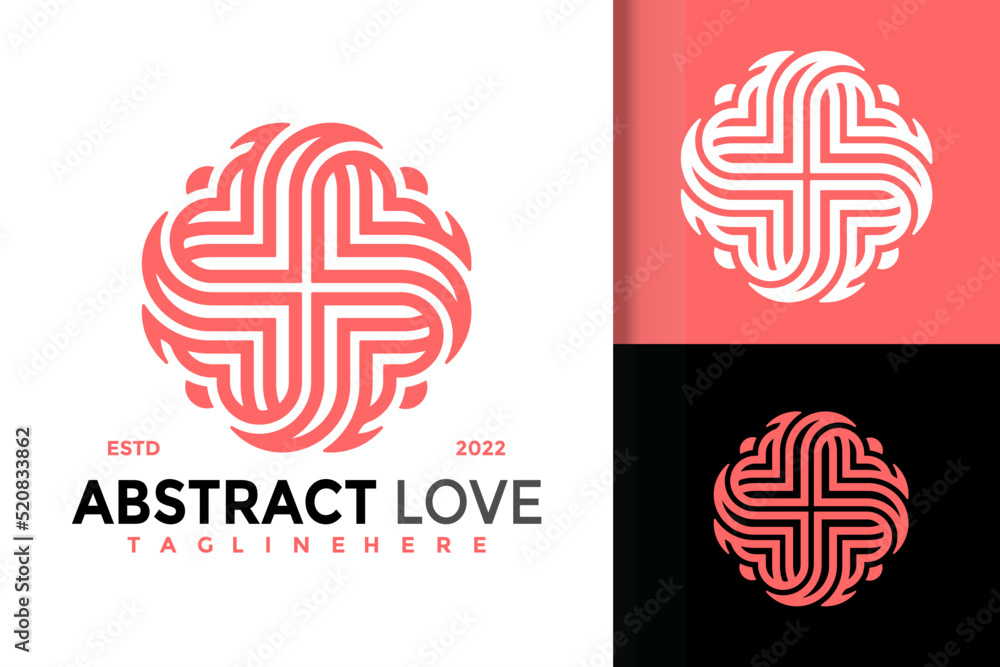 Abstract Beauty Love Logo Design, brand identity logos vector, modern ...