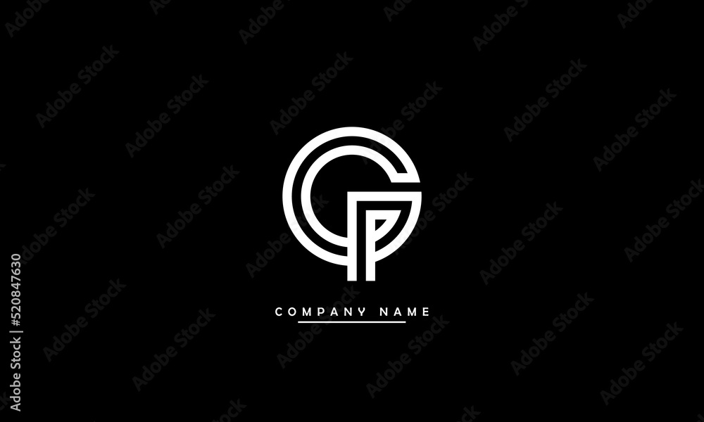 G Abstract Letter Logo Monogram Stock Vector | Adobe Stock