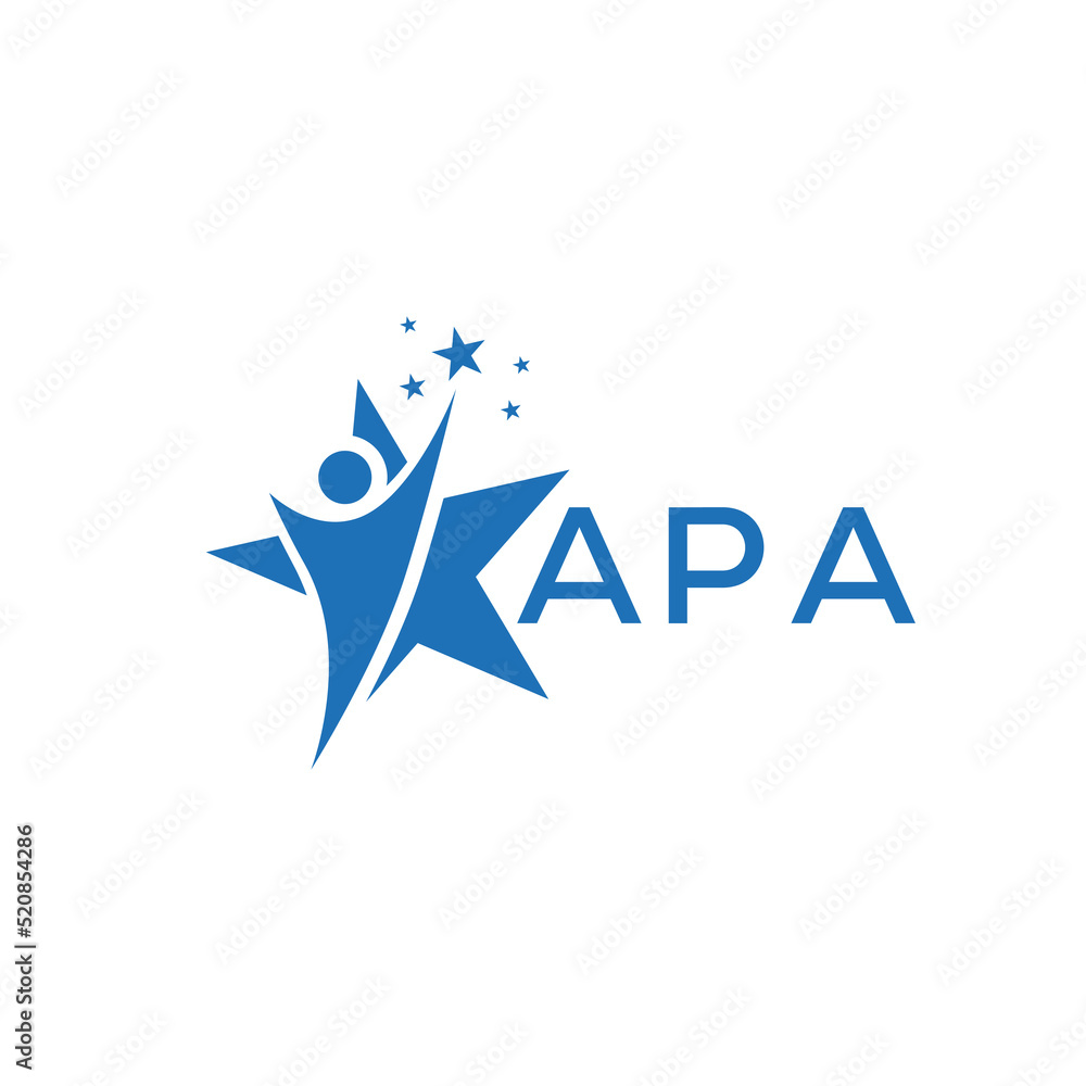 APA Letter logo white background .APA Business finance logo design ...