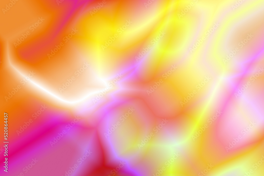 Abstract yellow pink background design using bright shiny colors in a ...